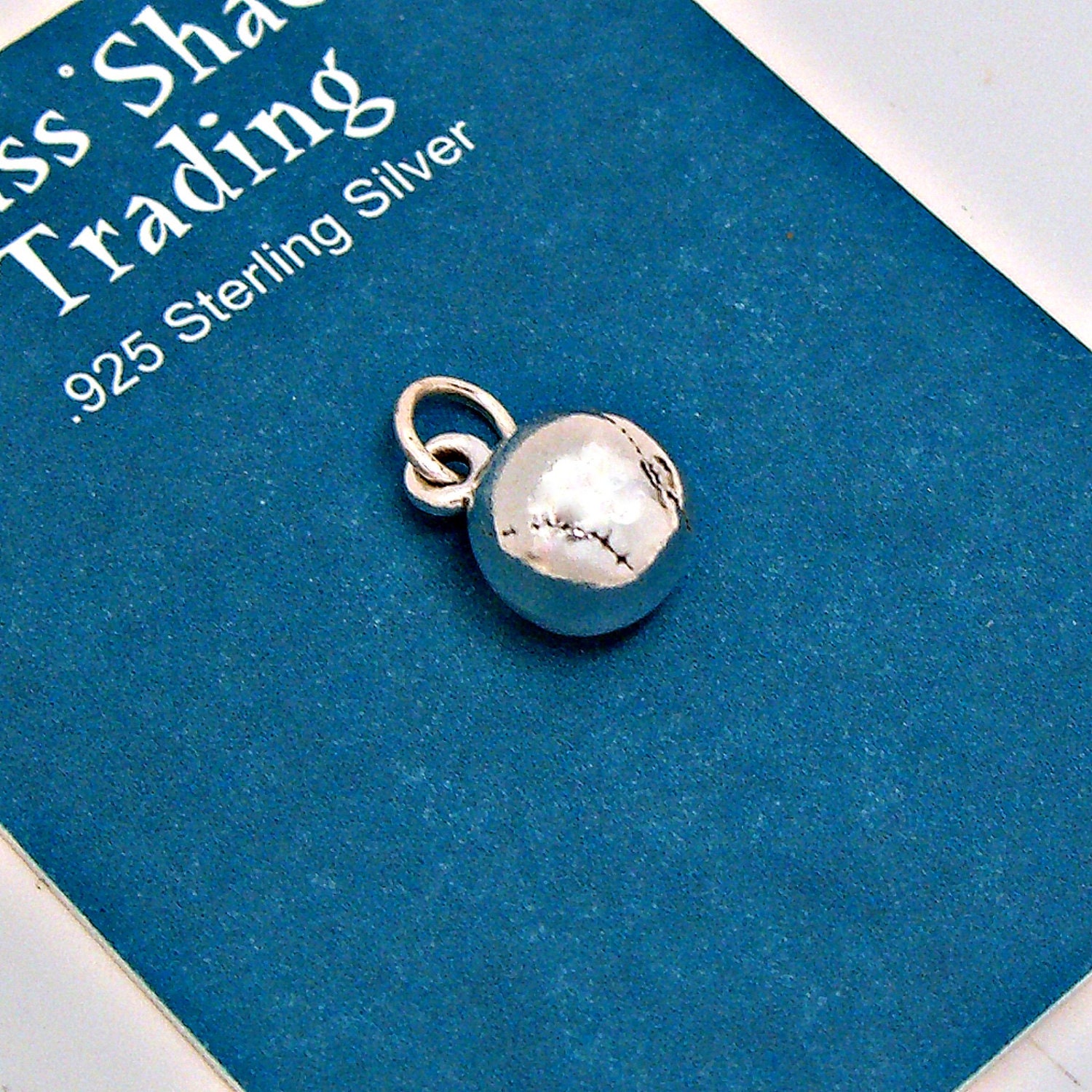 Baseball Softball Sterling Silver Solid Round Sports Pendant or ...