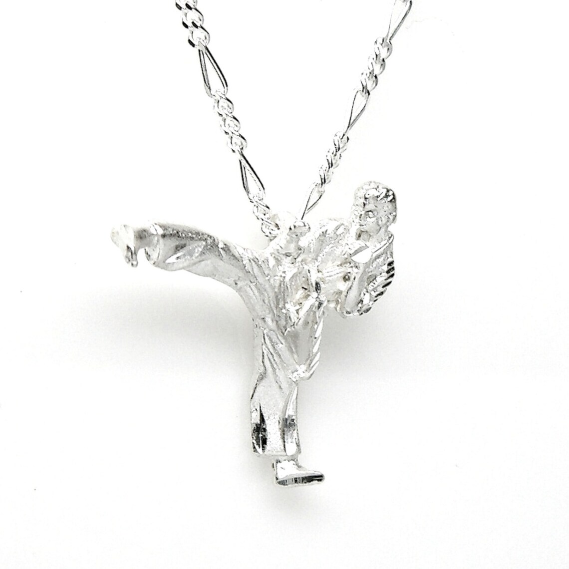 Kick Boxer Sterling Silver Karate Martial Arts Taekwando - Etsy