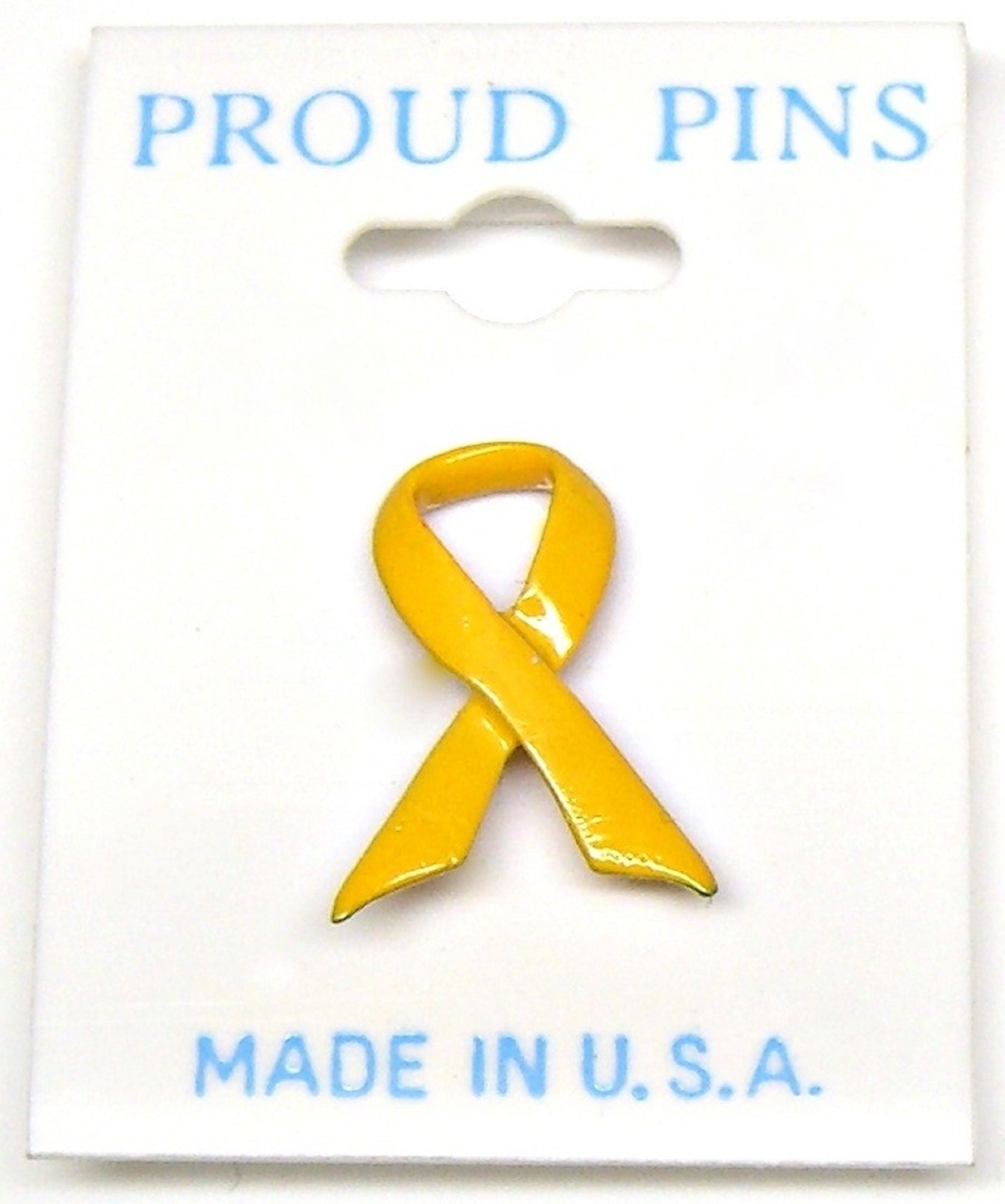 Ribbon Tac Pin Yellow Military Missing Person Tie Tac Lapel | Etsy