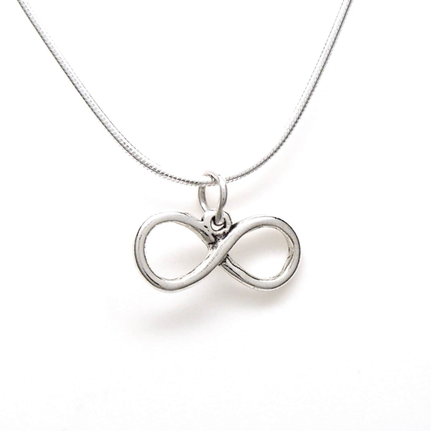 Infinity Symbol Sterling Silver Everlasting Love Charm Pendant or ...