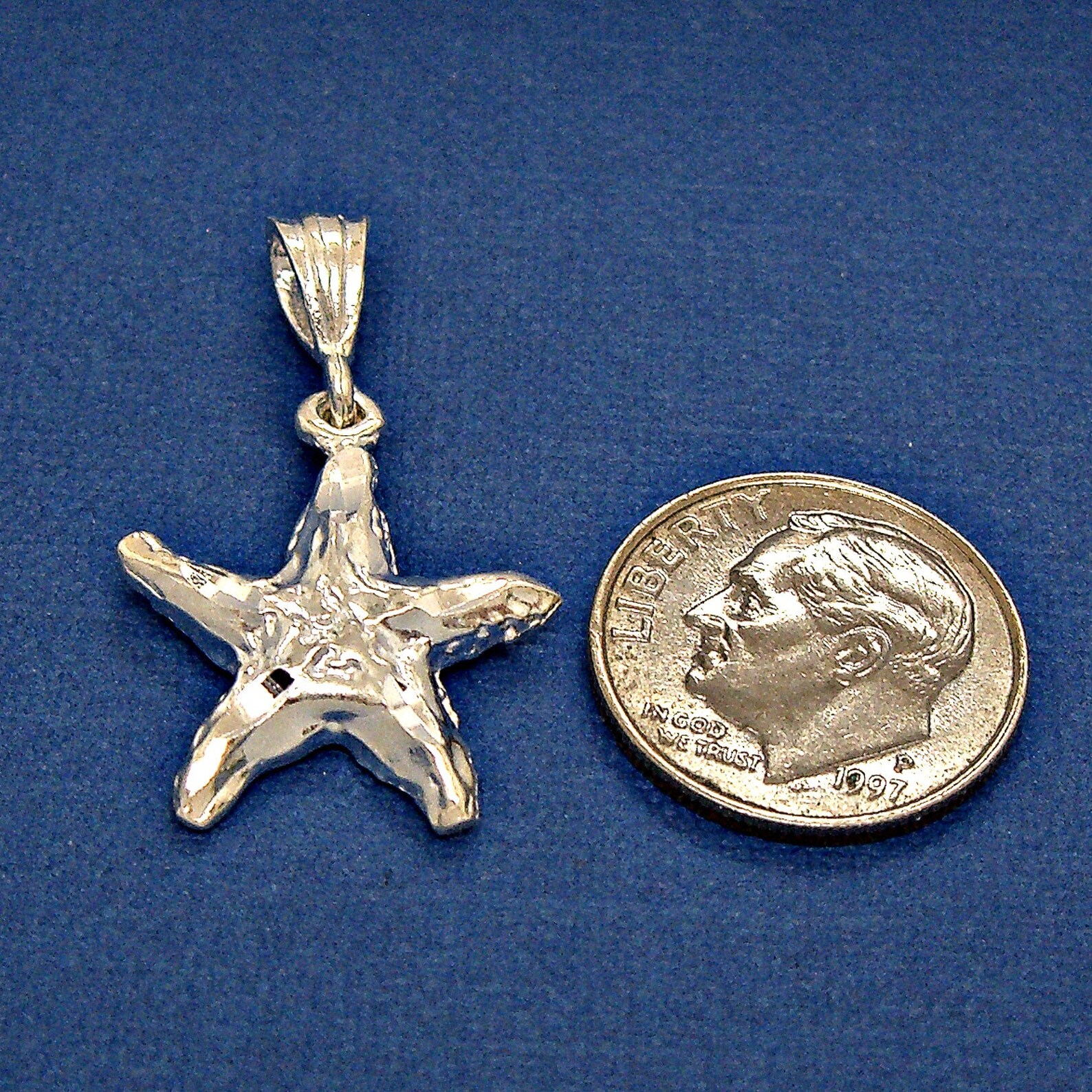 Set Starfish Sterling Silver Necklace and Earrings Sea Life Beach ...