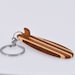 Wood Surfboard SUP Key Chain Single Fin Tanker Long Board Key Ring ...