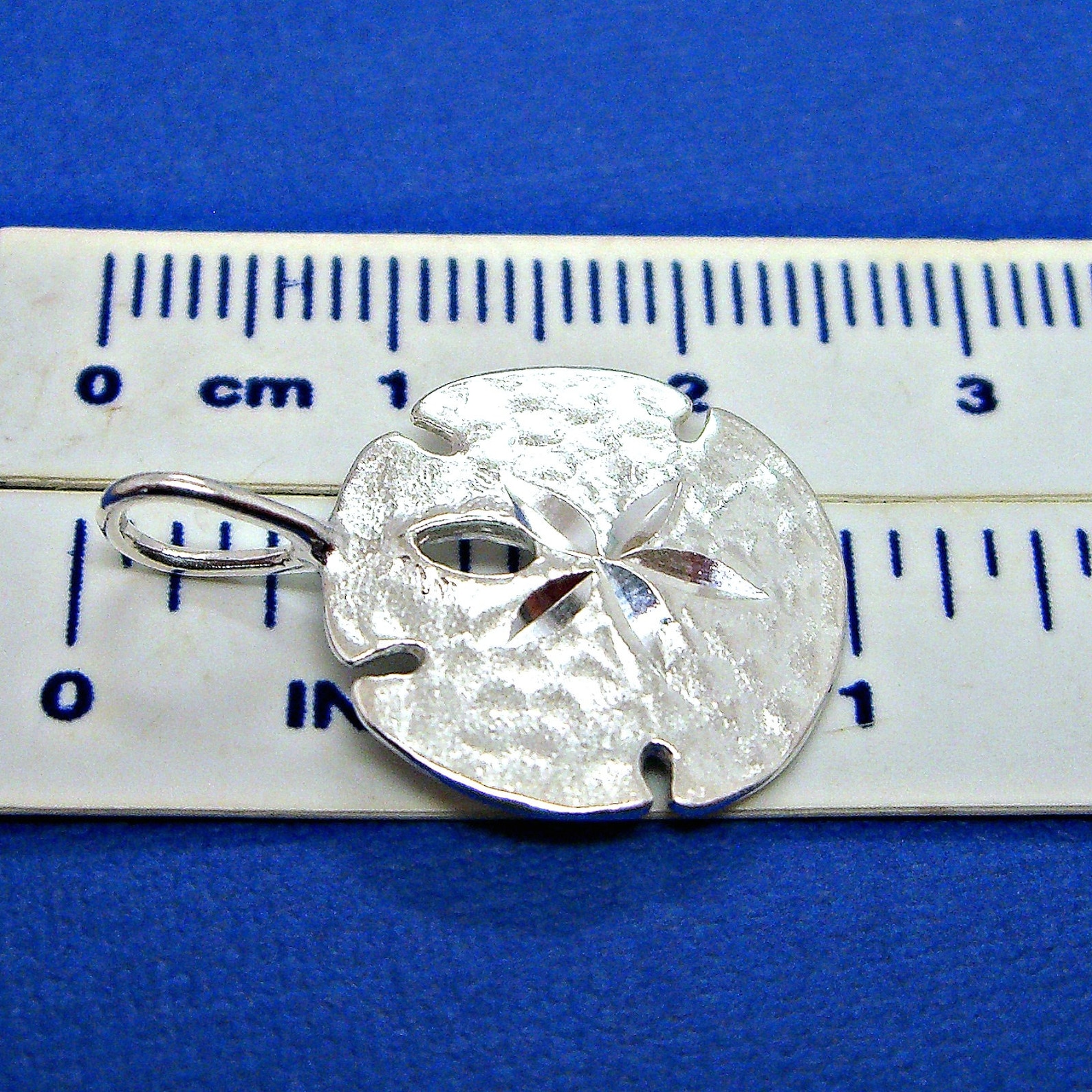 Sand Dollar Sterling Silver Sea Shell Beach Pendant Charm or Necklace ...