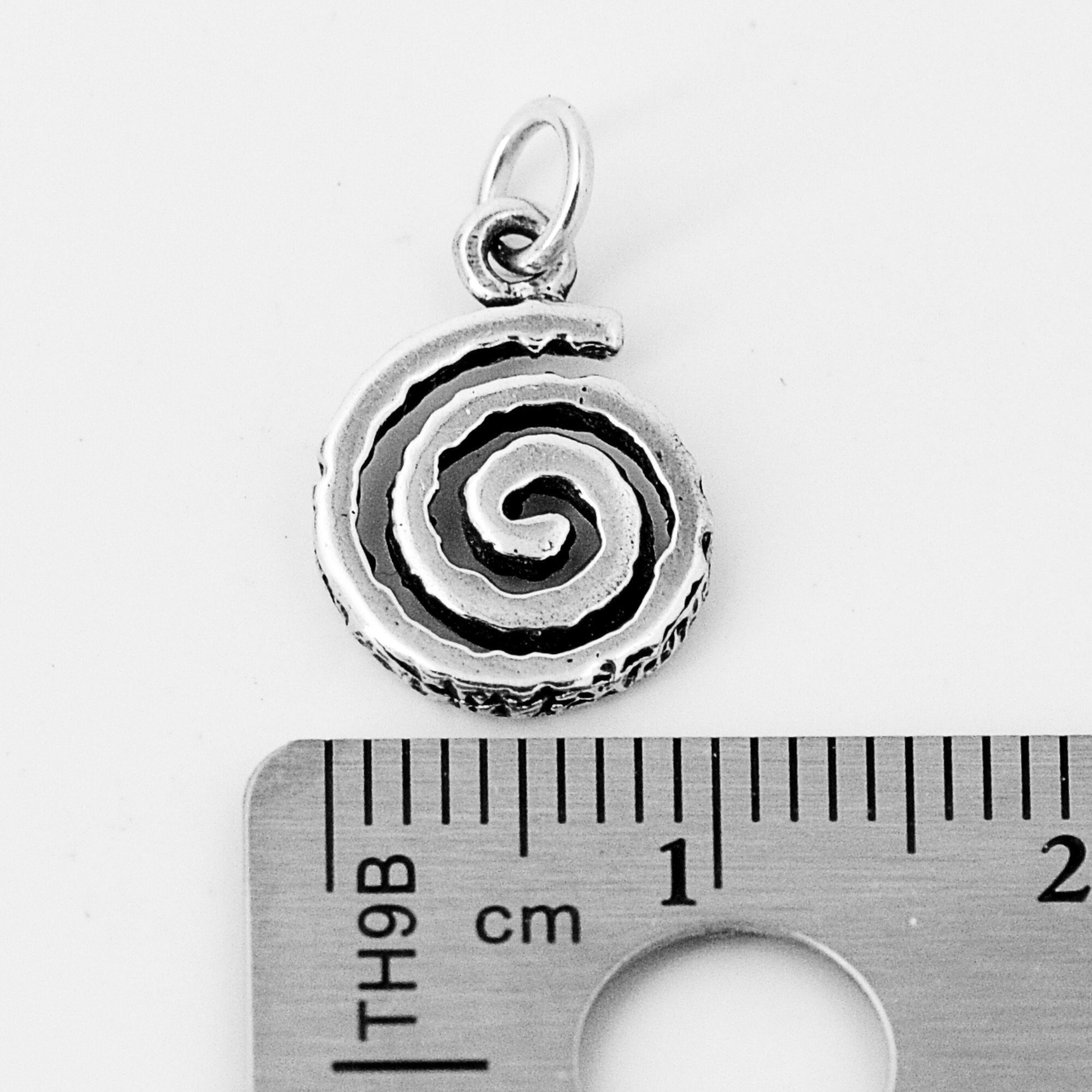 Swirl Hurricane Whirlwind Sterling Silver Mini Charm for Bracelet ...