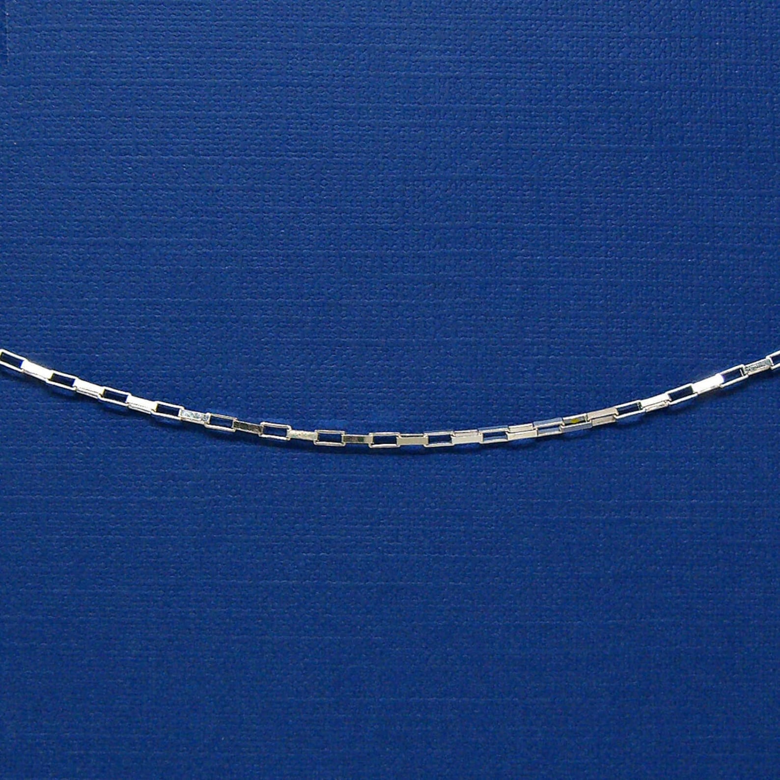 Sterling Silver Necklace, Long Box Chain 1.7mm Wide 150 - Etsy