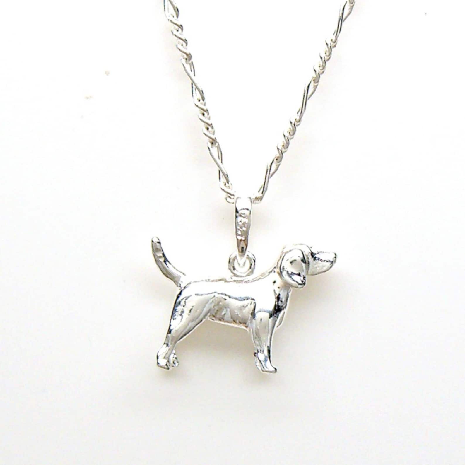 Sterling Silver Beagle Puppy Necklace, 3D Pet Charm - Etsy