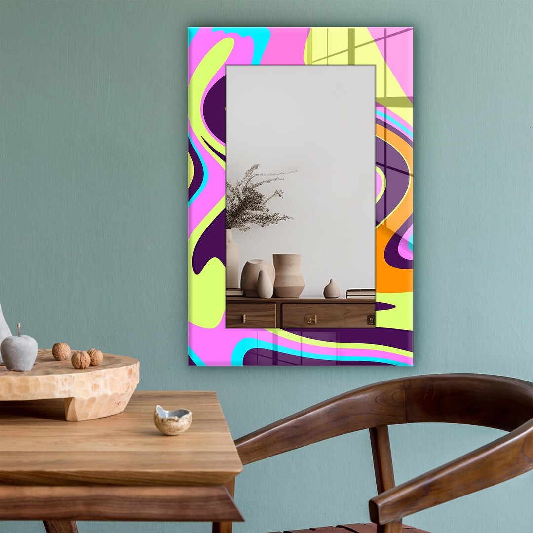 Mirror for Bathroom, Living Room Mirror, Bedroom Wall Mirror, Round ...