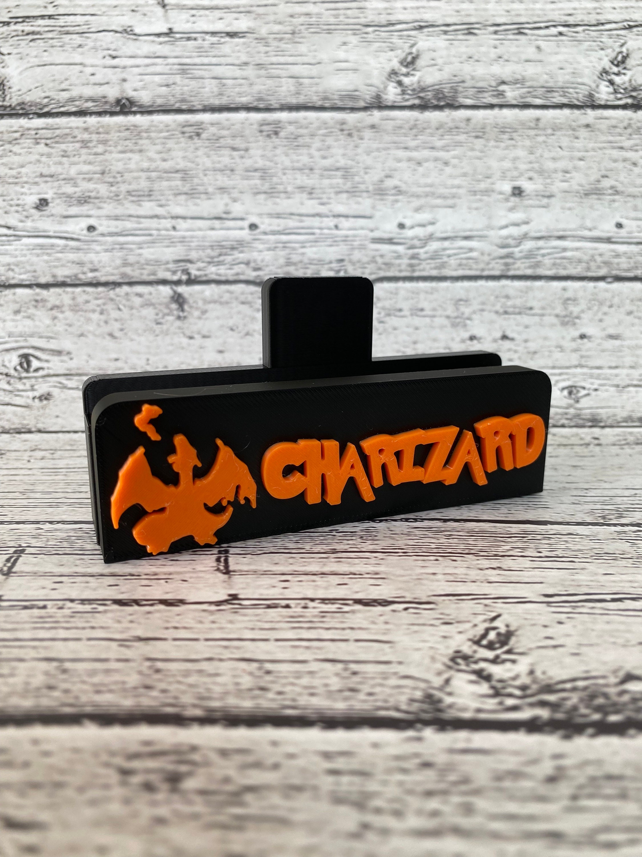 3d-printed Charizard Pokémon Font Card Display: Elevate Your Pokémon ...