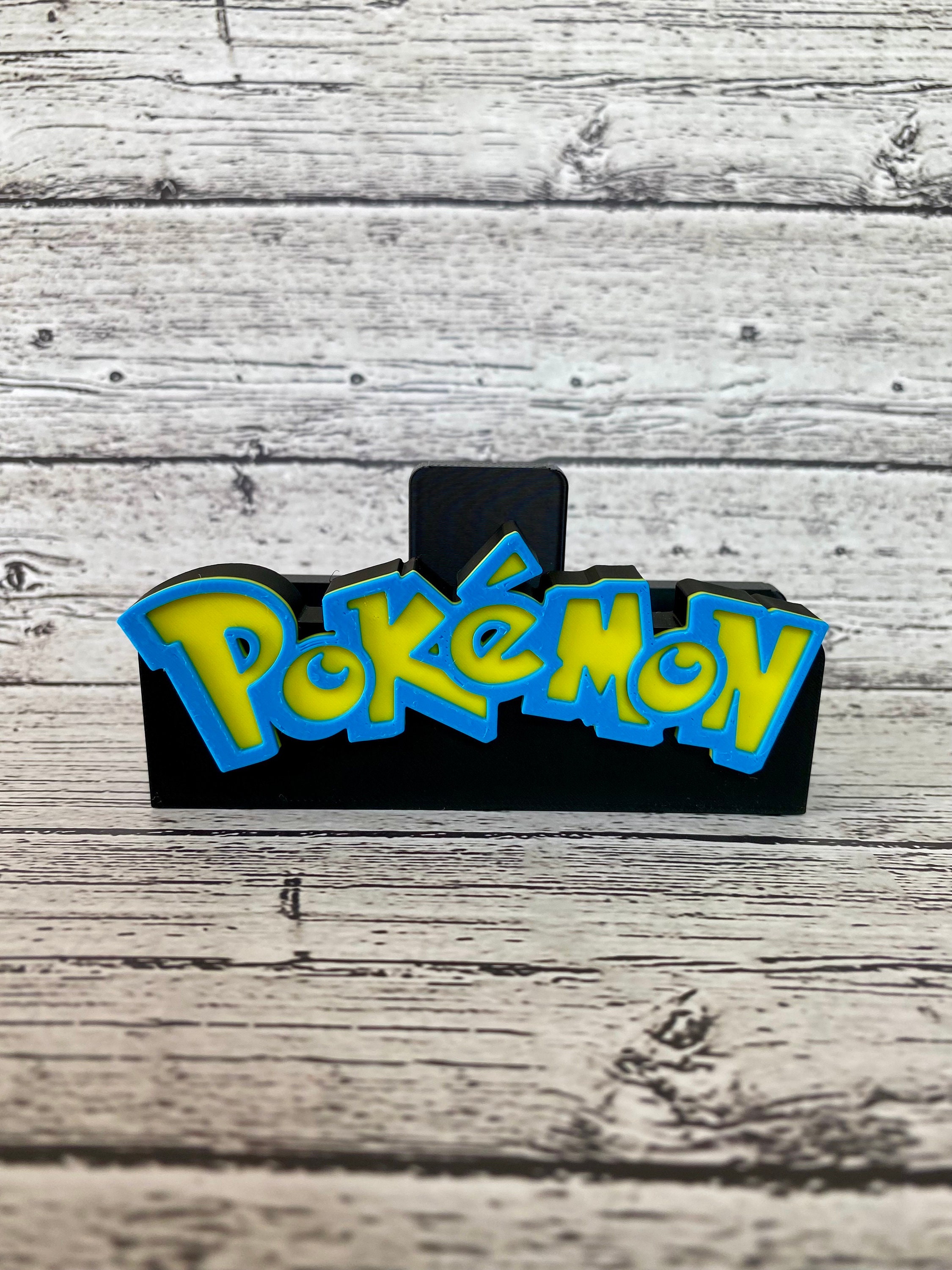 Pokémon Logo Light Blue Card Display: Elevate Your Pokémon Collection ...