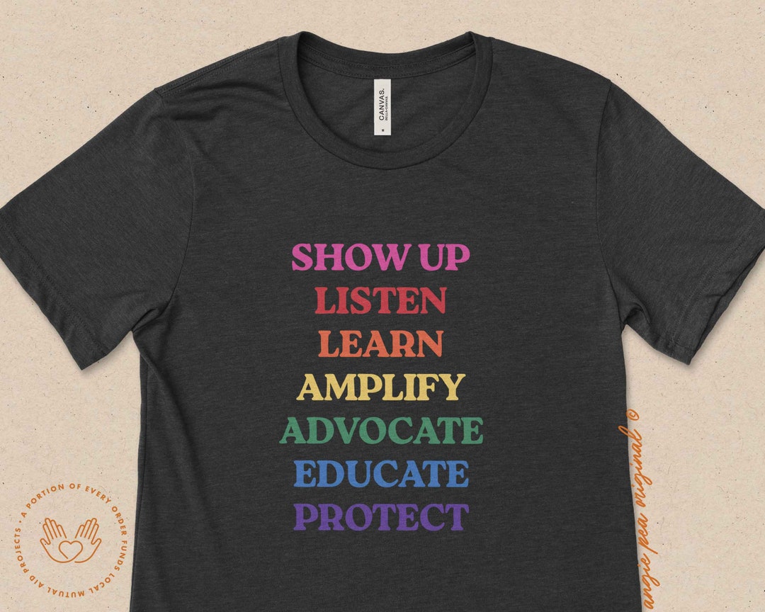 The Tenets of Allyship, Gay Pride Ally Shirt, Gay Ally, LGBTQ Ally ...