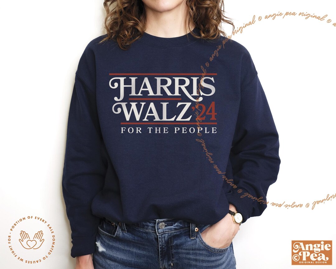 Harris Walz Sweatshirt, Harris Walz Merch, Classic Kamala Harris ...