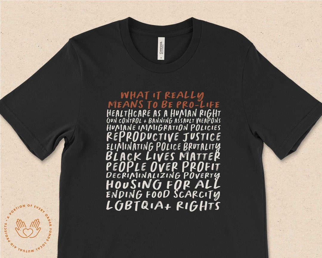 Leftist Shirt, People Over Profit, Healthcare is a Human Right, Housing ...