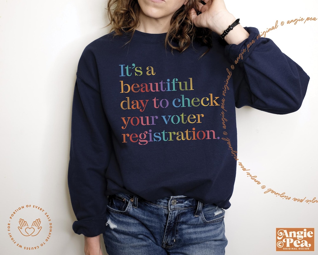 Voter Registration Shirt, Voter Canvassing, Grassroots Voting Shirt ...