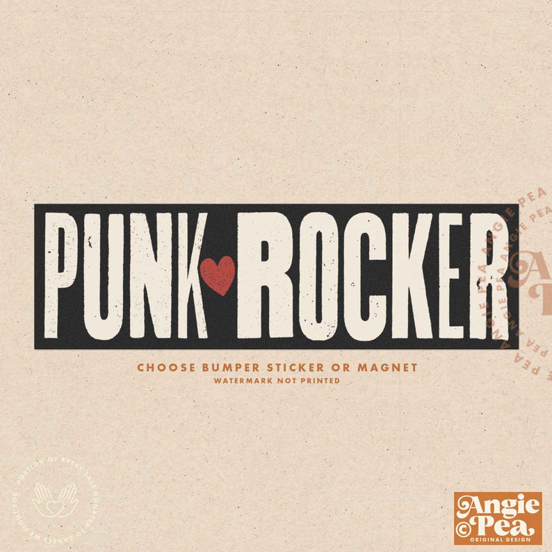 I'm a Punk Rocker, Kindness is the Real Punk Rock, Kindness is Punk ...