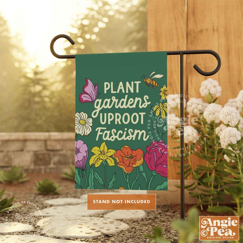 No Fascism Yard Sign - Etsy