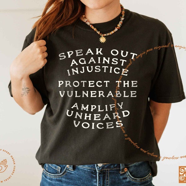 Social Justice Shirt - Etsy