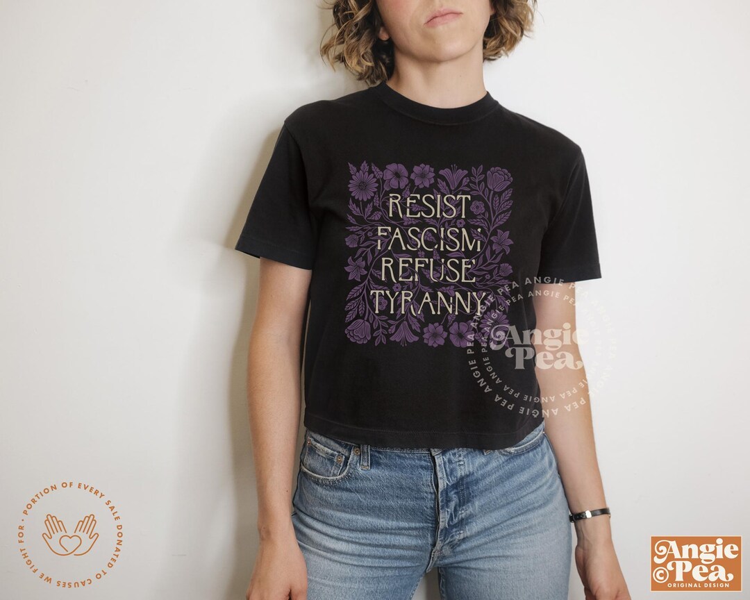 Resist Fascism Refuse Tyranny, Resist Shirt, Resistance Shirt, Protest ...