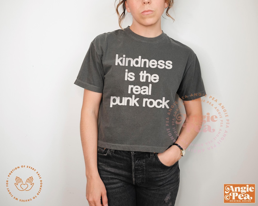 Kindness is the Real Punk Rock, Empathy is Punk Rock - Etsy