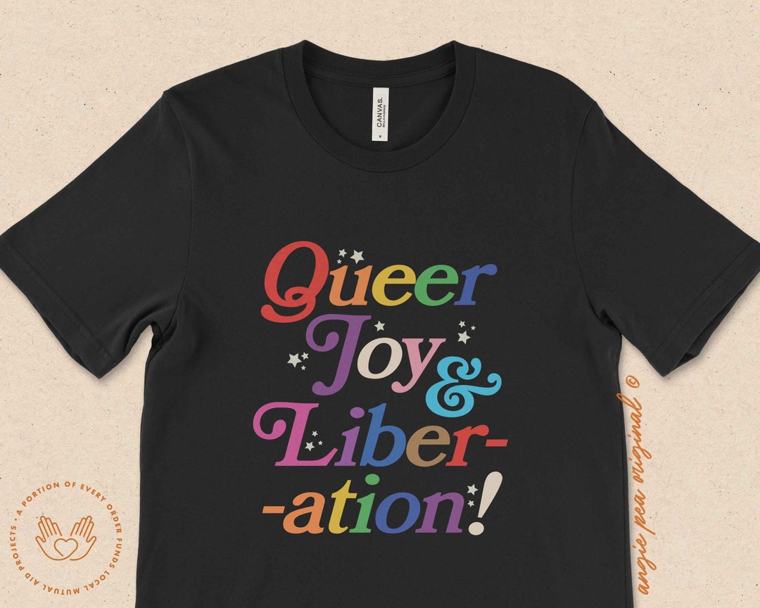 Queer Liberation Joy, Queer Pride, Fruity Tank, Subtle Pride, Sapphic ...