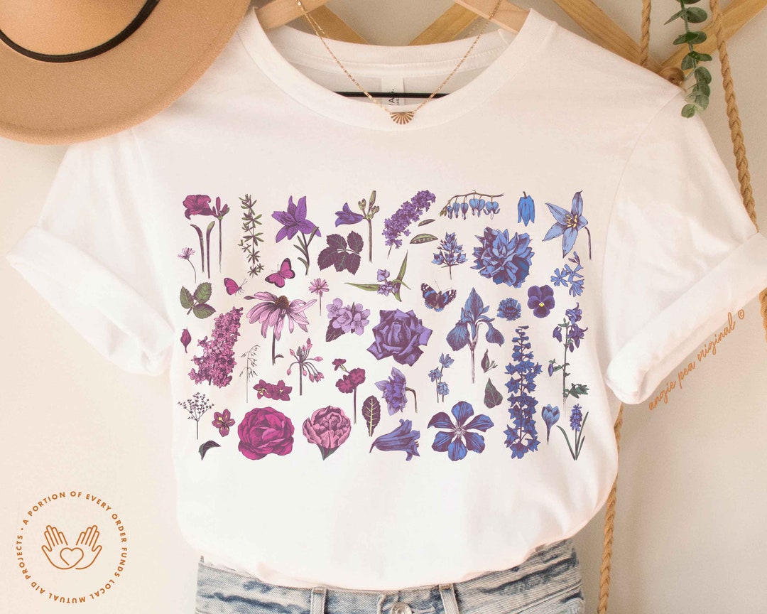 Subtle Bi Pride, Bi Pride, Bisexual Pride, Bi Flag, Wildflower Shirt ...