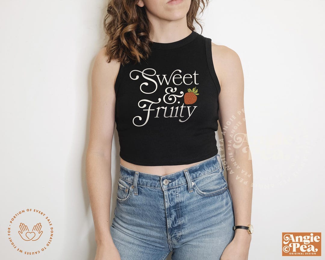 Sweet and Fruity Crop, Lesbian Crop, Bi Crop, Lesbian Pride, Bi Pride ...