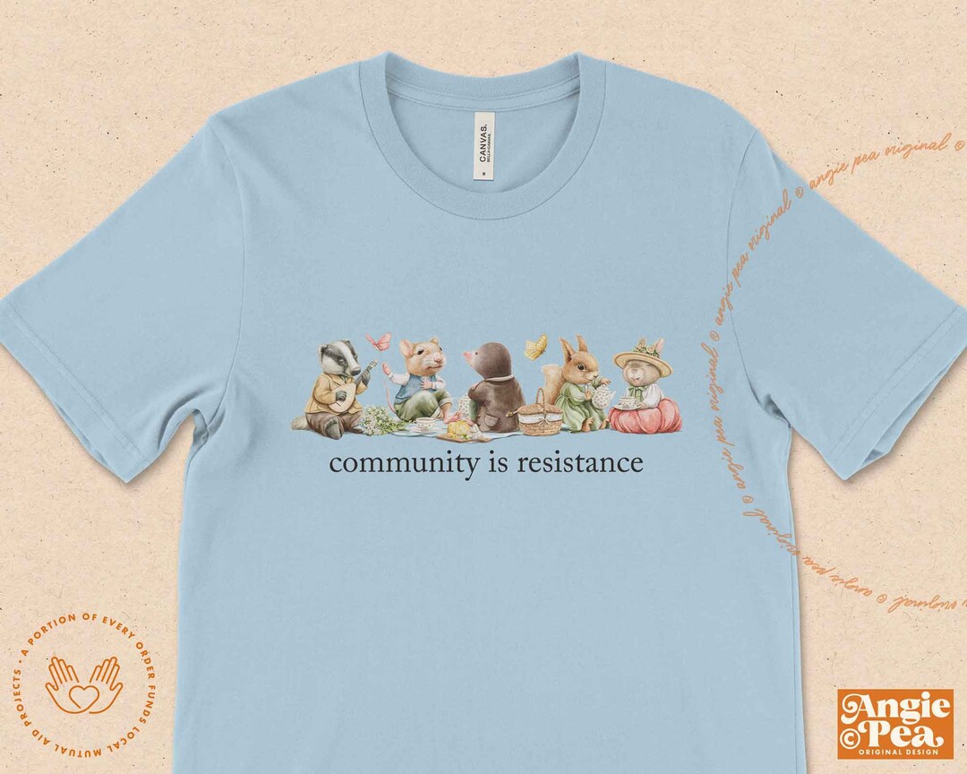 Community is Resistance, Leftist Shirt, Community Garden, Mutual Aid is ...