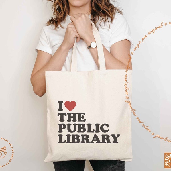 Library Tote Bag - Etsy