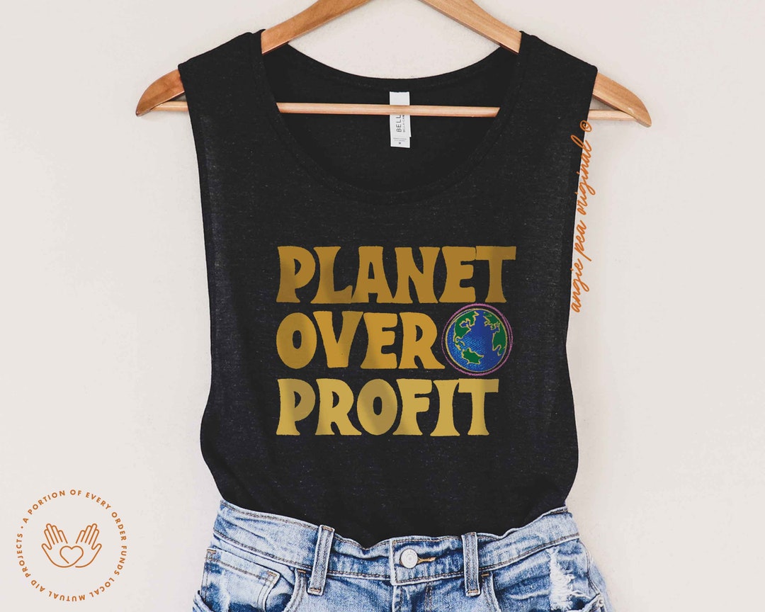 Planet Over Profit, Earth Day Shirt, Climate Change Shirt, Anti ...