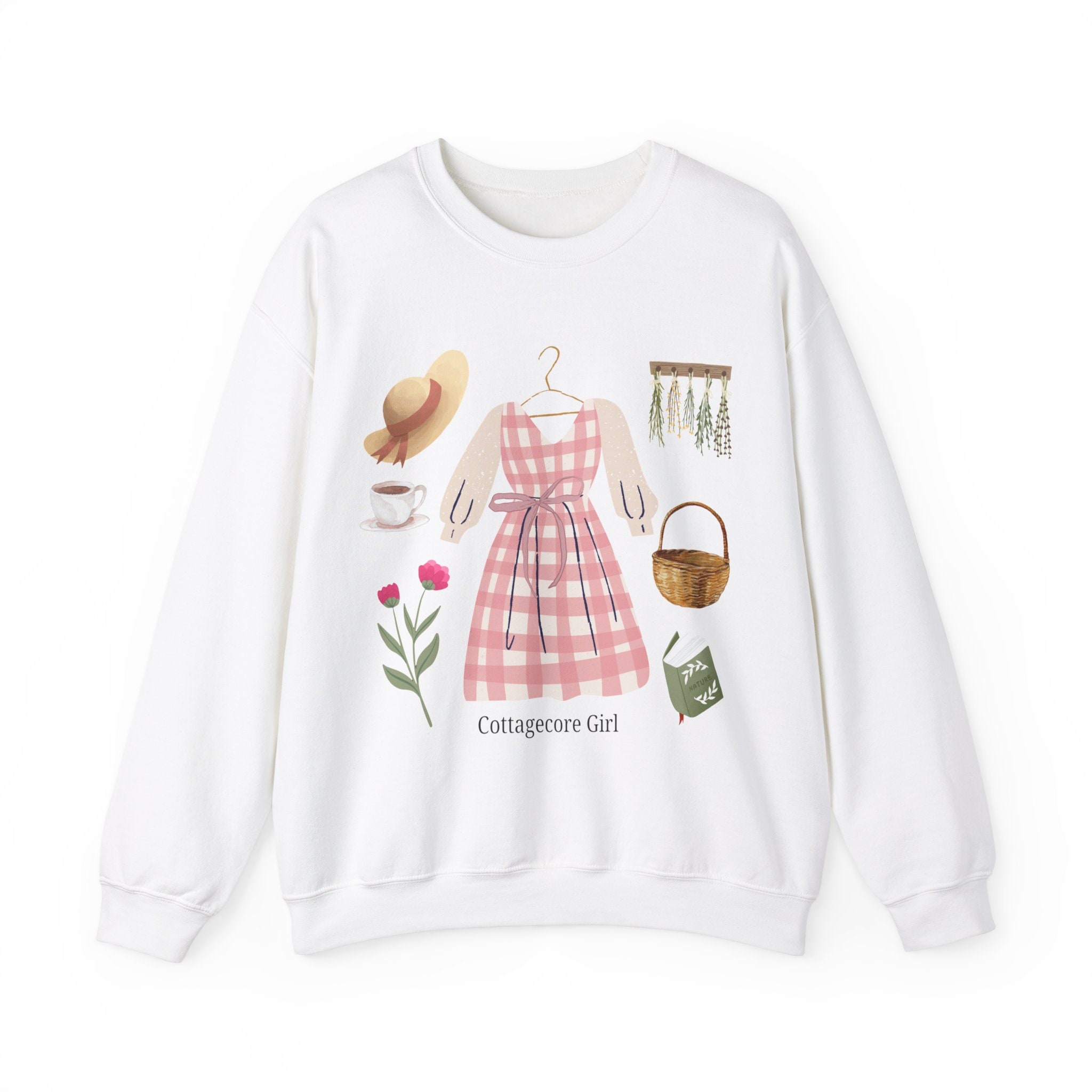 Womens Cottage Style Cottagecore Crewneck Sweatshirt - Etsy