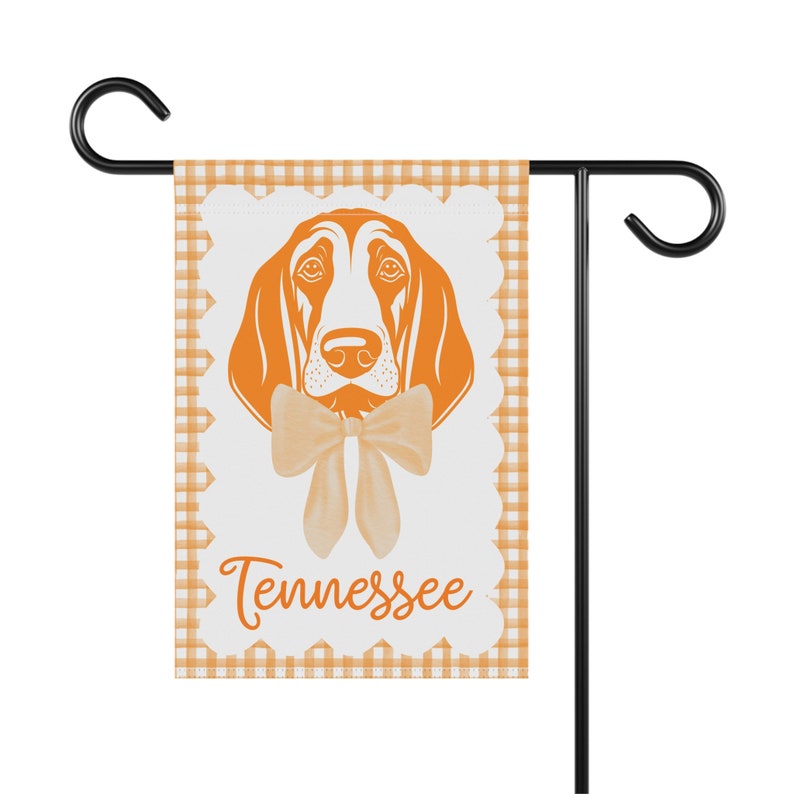 GAMEDAY // Tennessee Smokey Garden Flag // Bluetick Coonhound ...