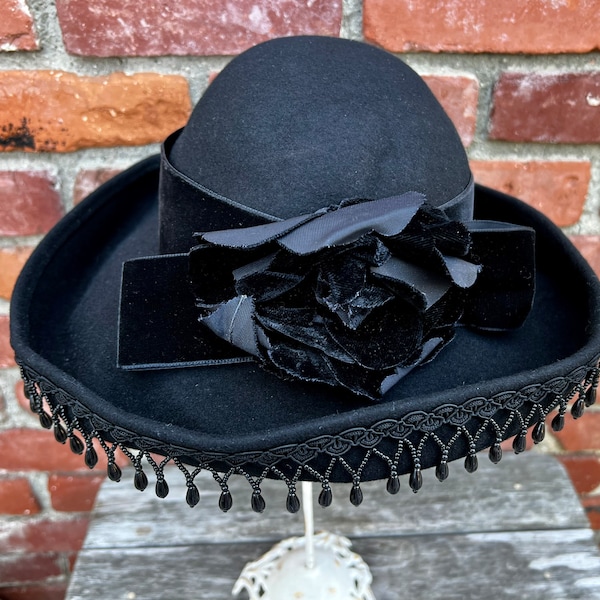 Vintage Rose Hat - Etsy