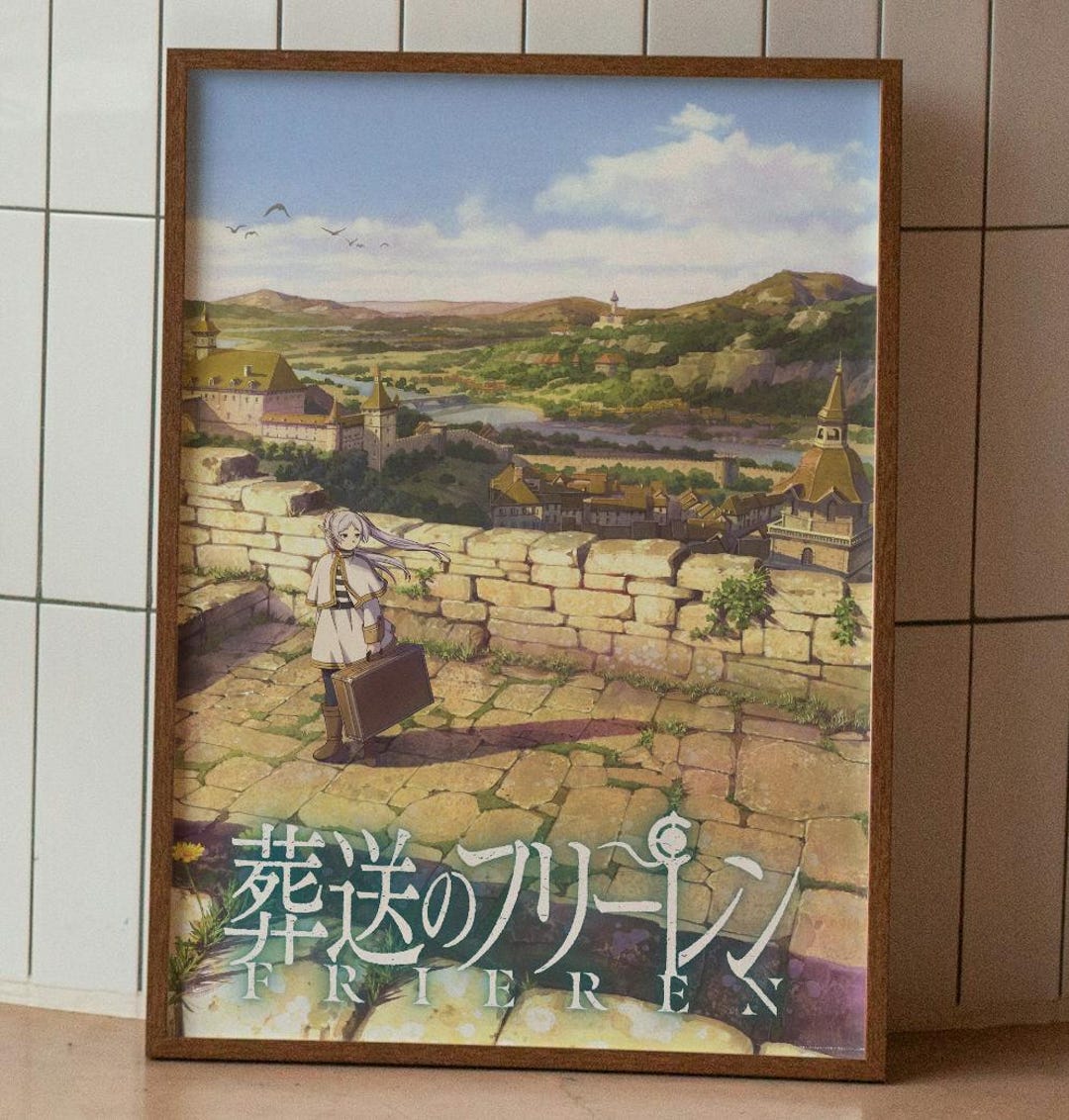 Upscaled Unframed Frieren Poster Manga Anime Japanese Wall Art, Otaku ...