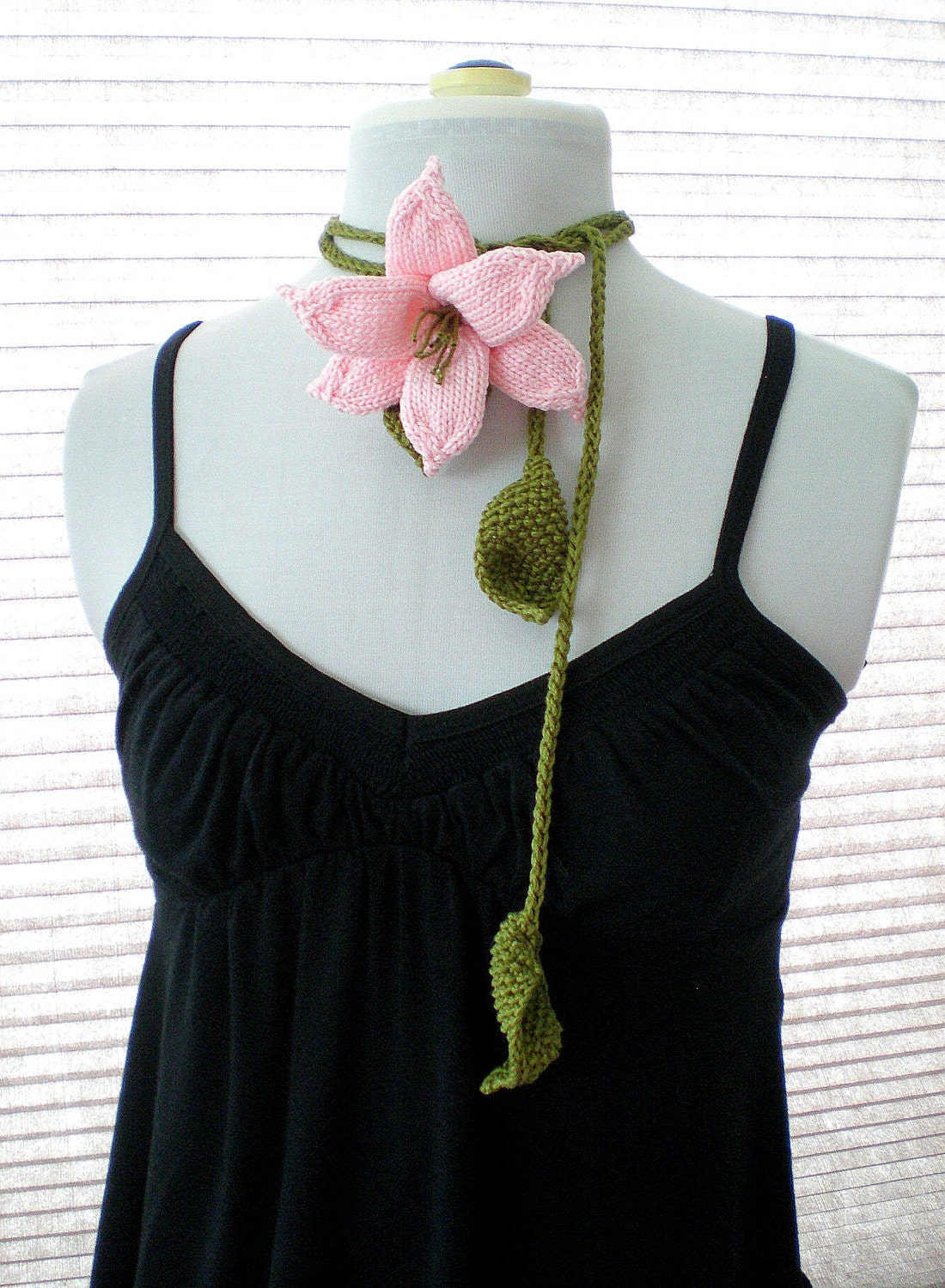 PDF Knitting Pattern - Lily Lariat - Etsy