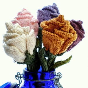 PDF Knitting Pattern - Rose Bud - Etsy