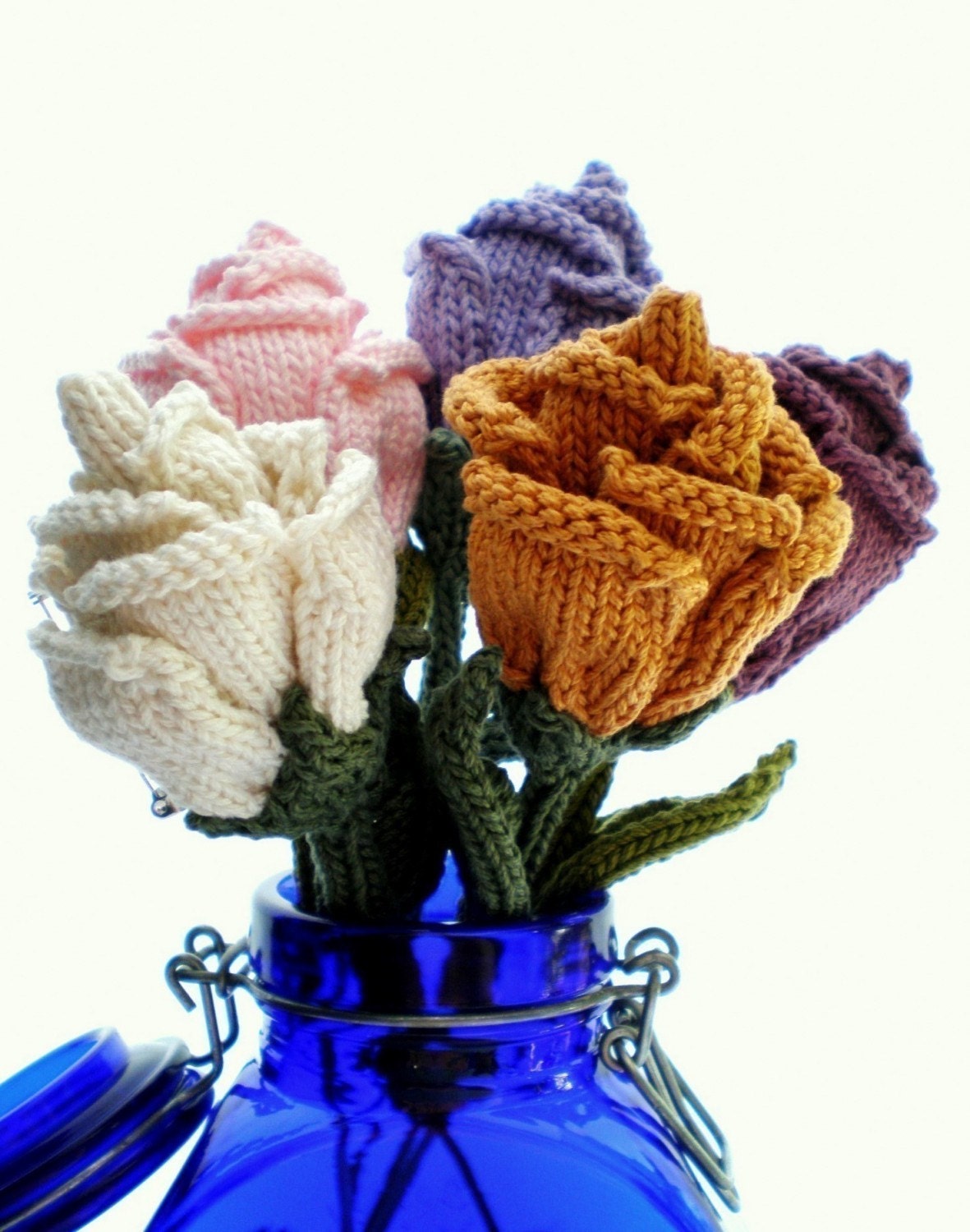PDF Knitting Pattern - Rose Bud - Etsy