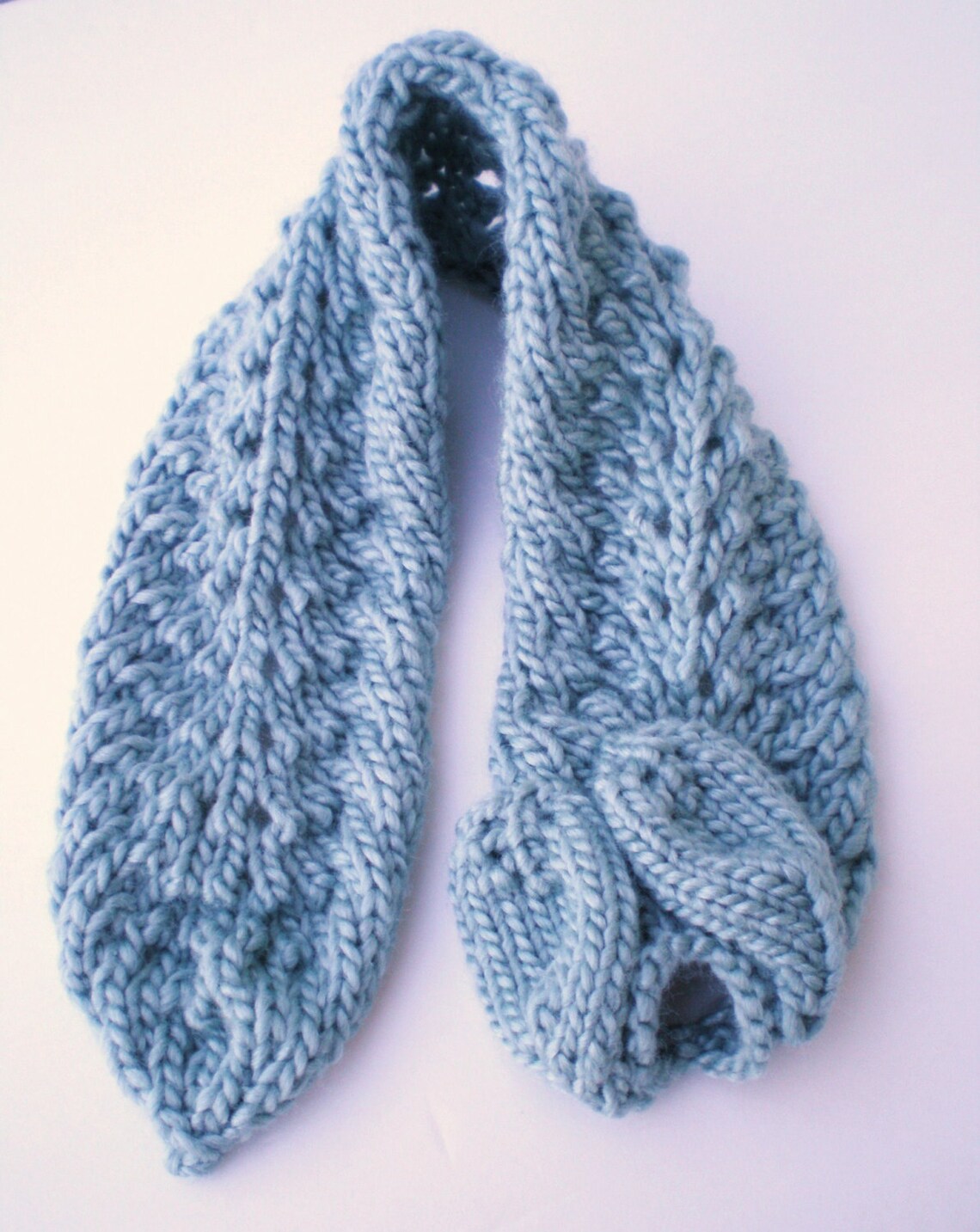 PDF Knitting Patterns Hat, Collar Scarf and Glove Pattern Set Leaves ...