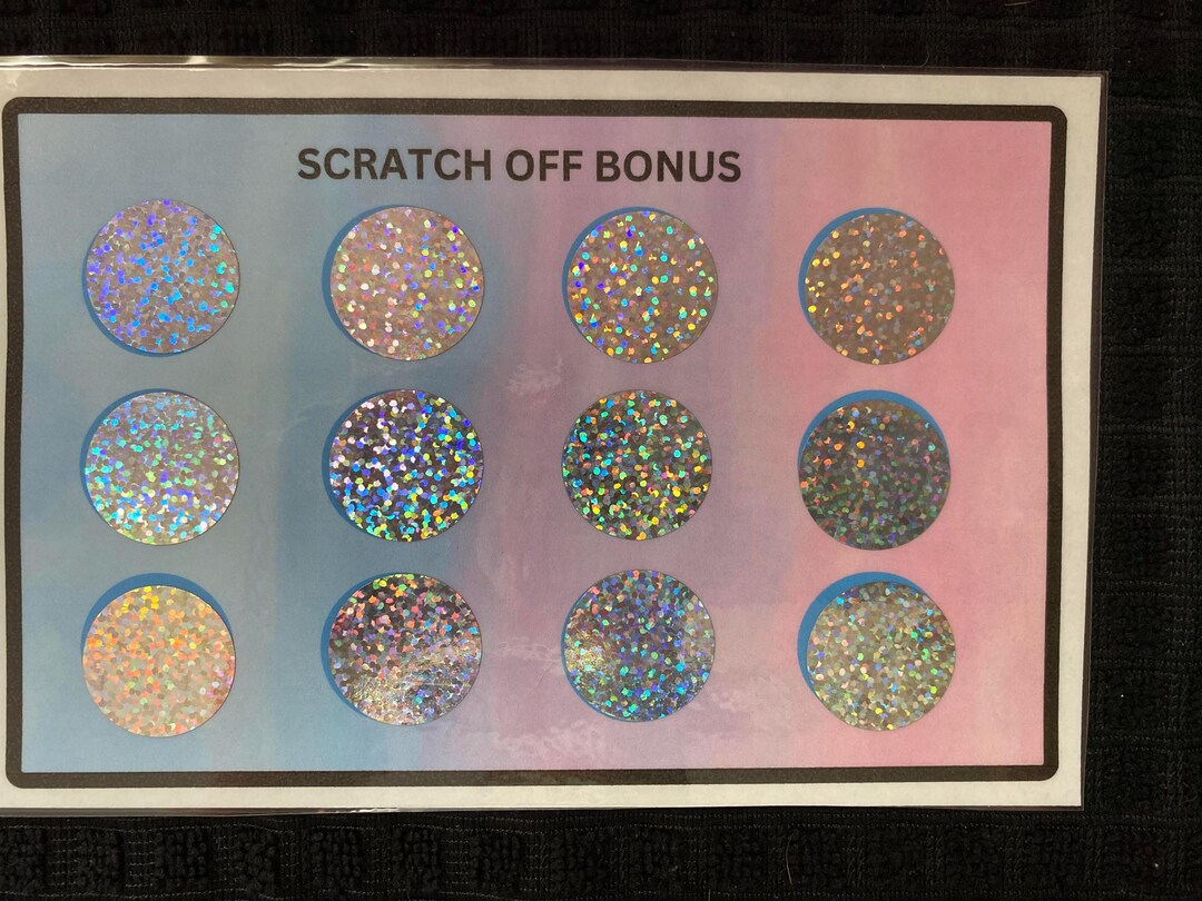A5 SCRATCH OFF - Etsy
