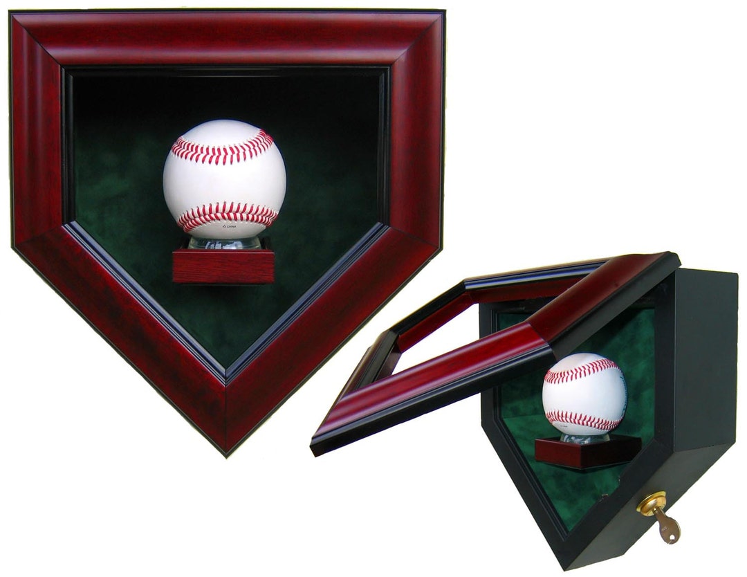 1 Baseball Homeplate Shaped Display Case - Etsy