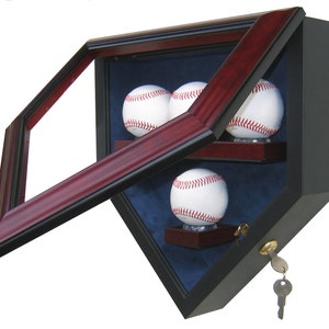 4 Baseball Homeplate Shaped Display Case - Etsy
