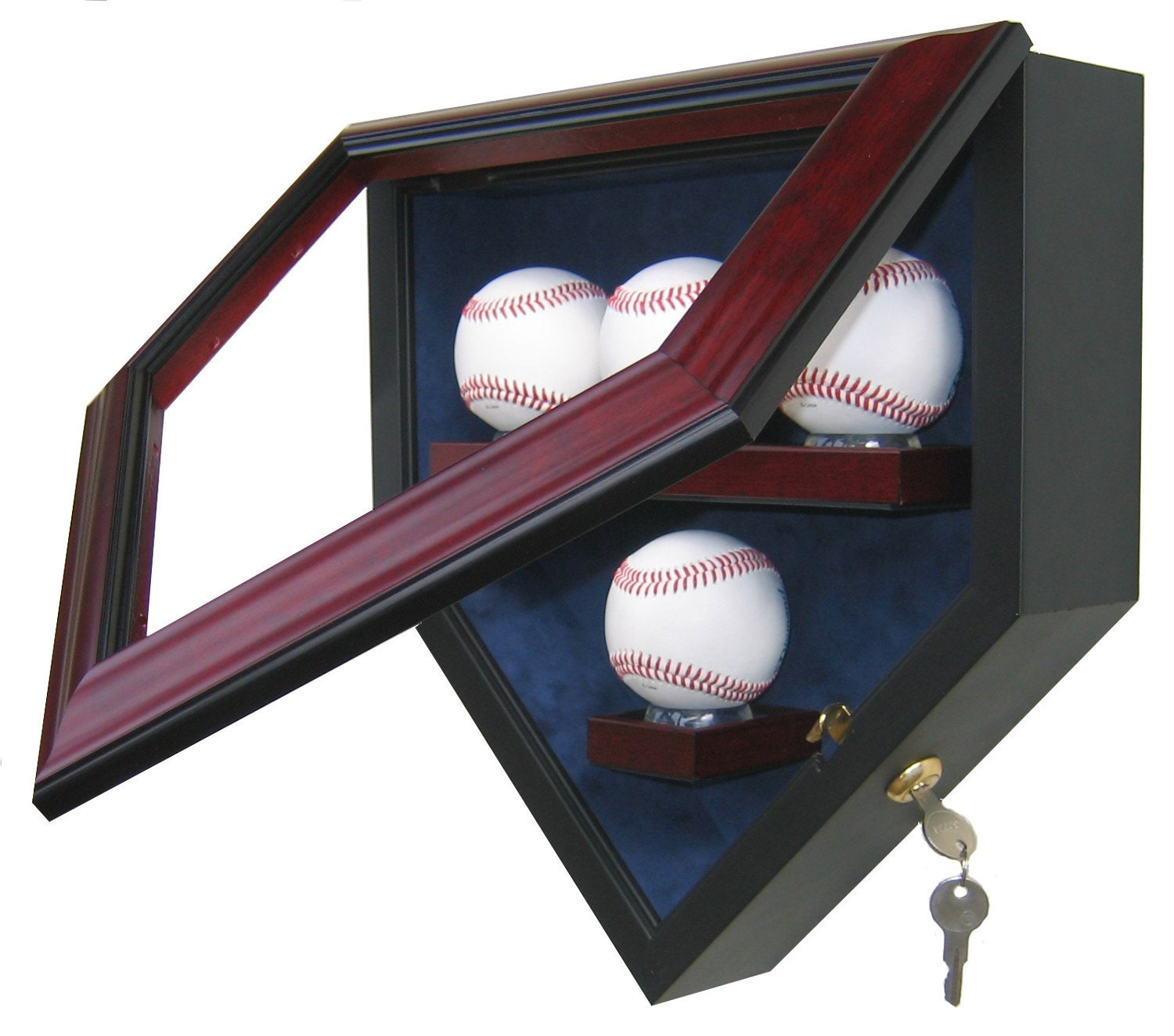 4 Baseball Homeplate Shaped Display Case - Etsy