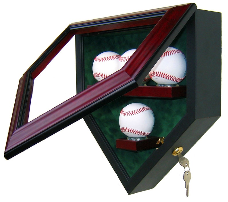 4 Baseball Homeplate Shaped Display Case - Etsy