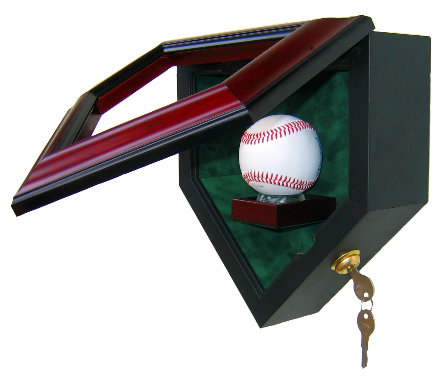 1 Baseball Homeplate Shaped Display Case - Etsy