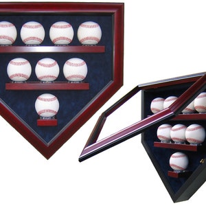 8 Baseball Homeplate Shaped Display Case - Etsy