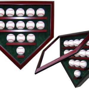 14 Baseball Homeplate Shaped Display Case - Etsy