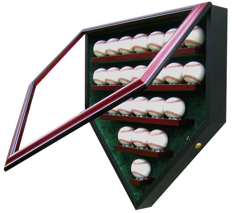 23 Baseball Homeplate Shaped Display Case - Etsy