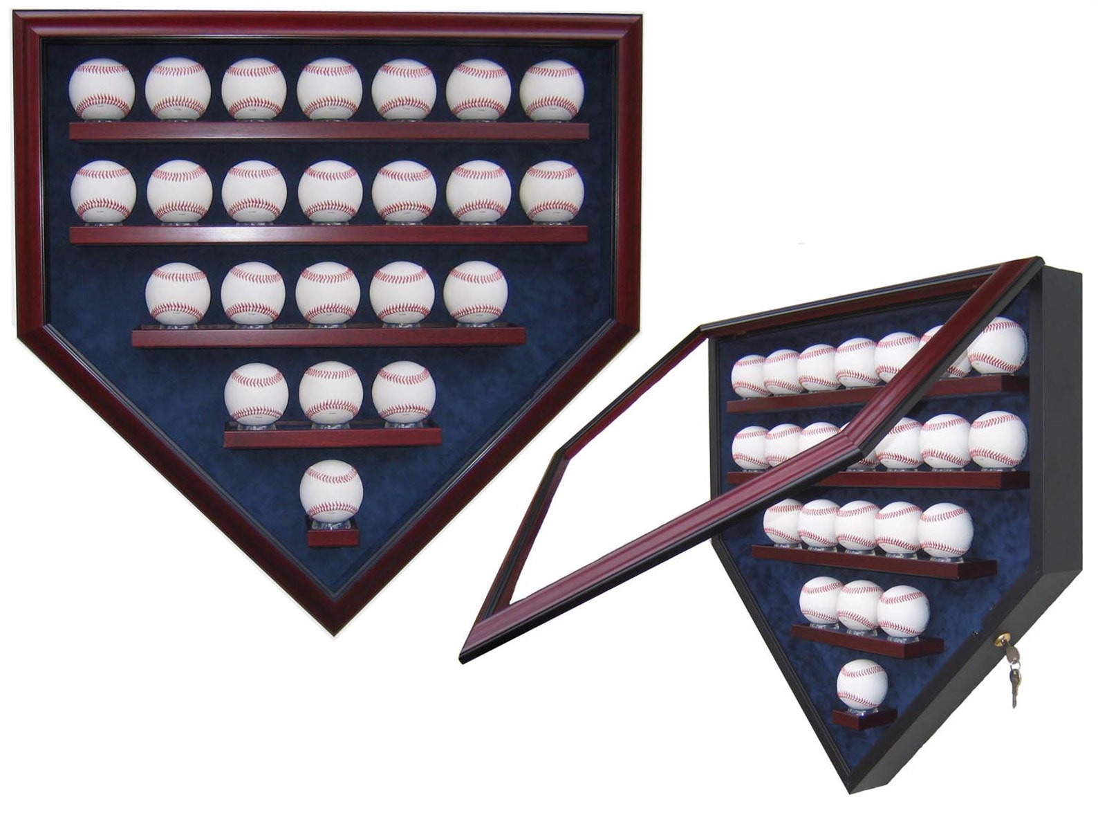 23 Baseball Homeplate Shaped Display Case - Etsy