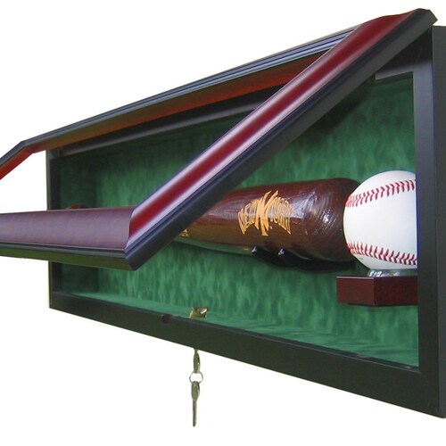 1 Baseball Bat Display Case Cabinet Holder Wall Rack W/98% UV - Etsy