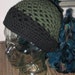 Green and Black Crochet Skull Cap - Etsy