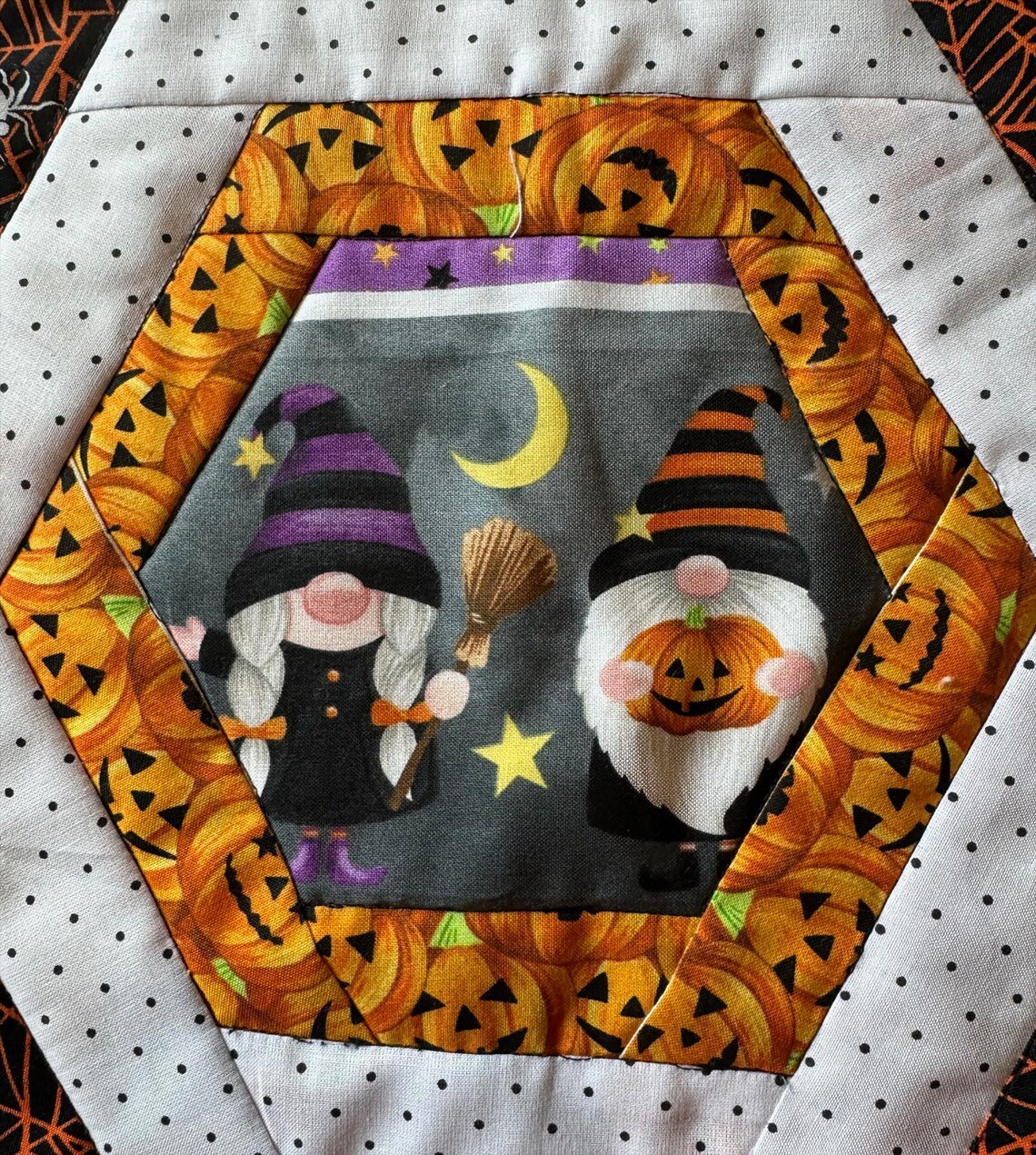Quilted Halloween Doily Table Runner - Handmade - Choice of 4 - Etsy