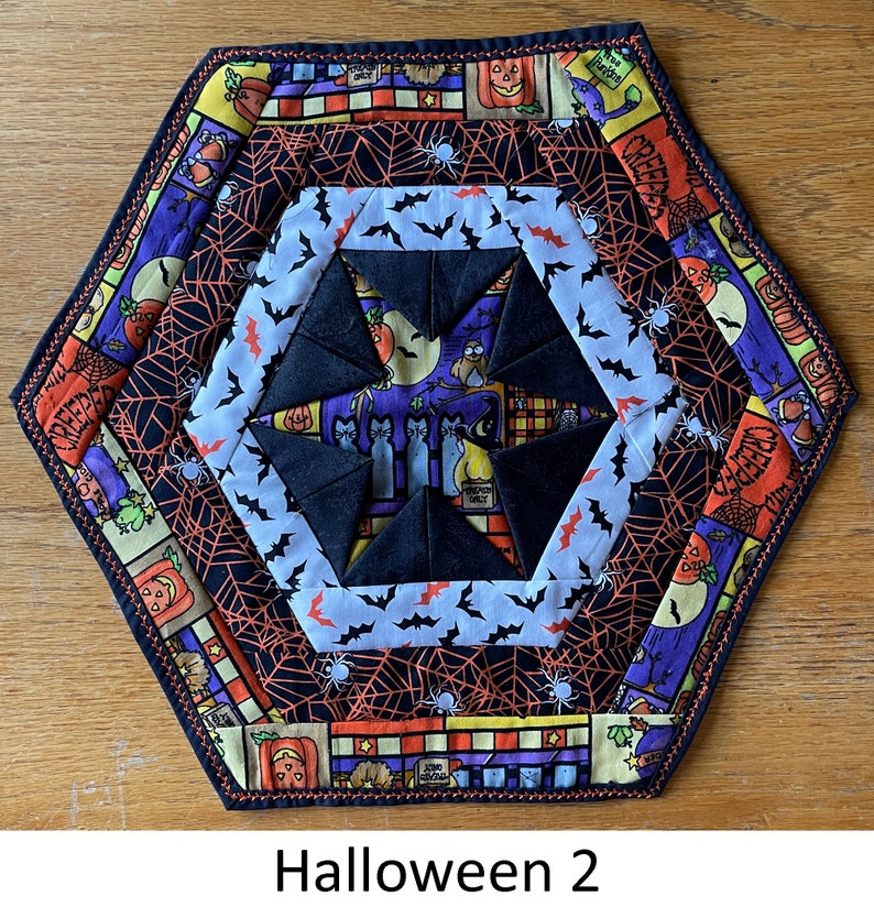 Quilted Halloween Doily Table Runner - Handmade - Choice of 4 - Etsy